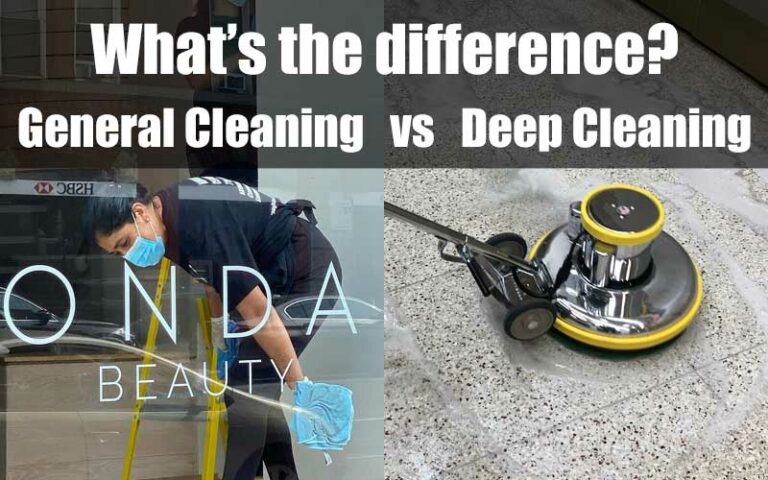 4 Differences - General Cleaning vs Deep Cleaning
